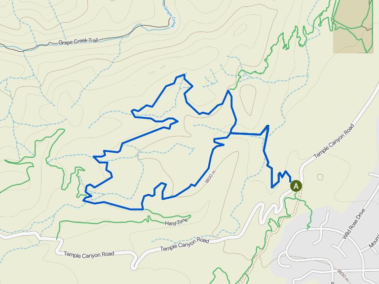 Redemption & Hard Time trails loop — Temple Canyon Park | hike | Komoot